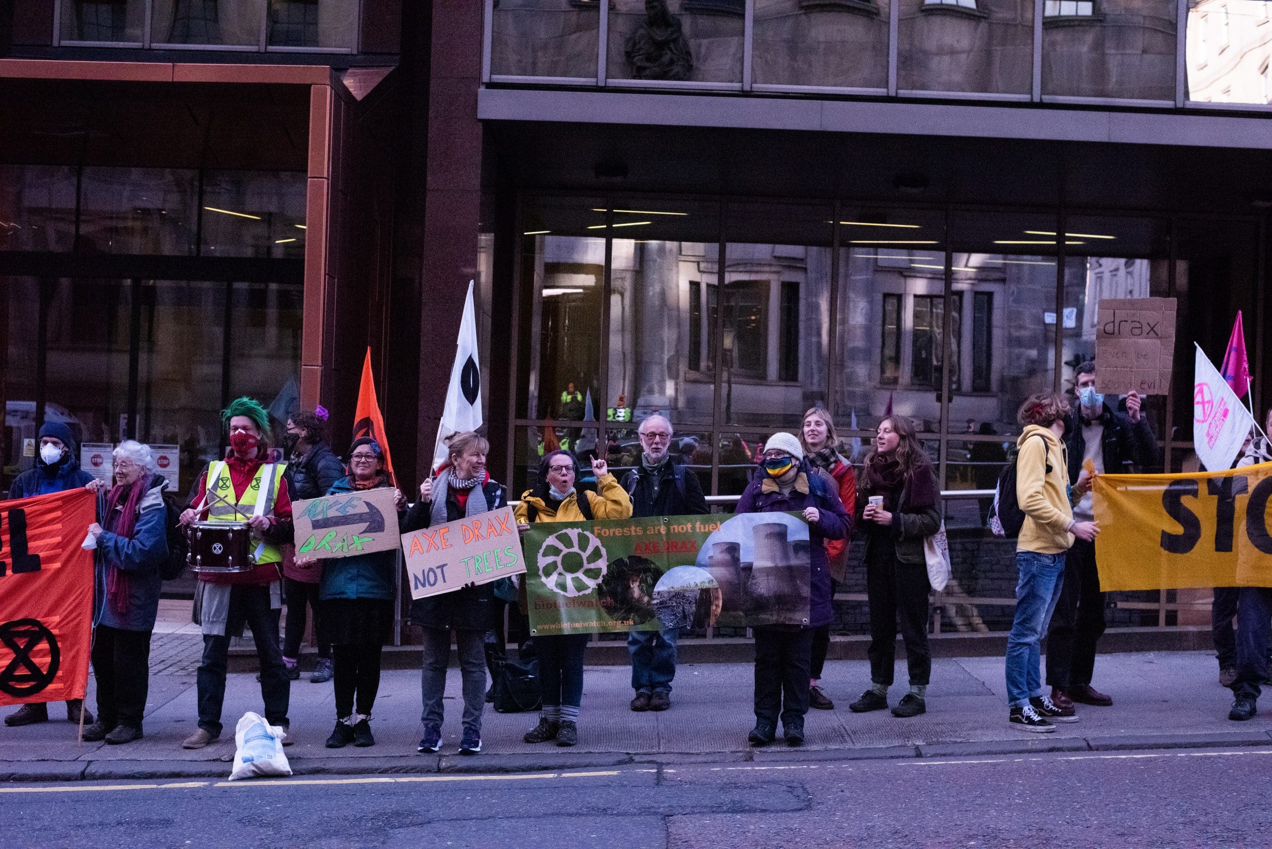 Axe Drax actions at COP26 | Biofuelwatch