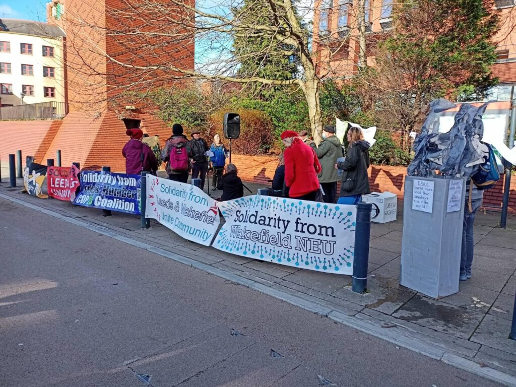 CAMPAIGNERS PROTEST AGAINST DRAX AS IT FACES CRIMINAL PROSECUTION OVER ...