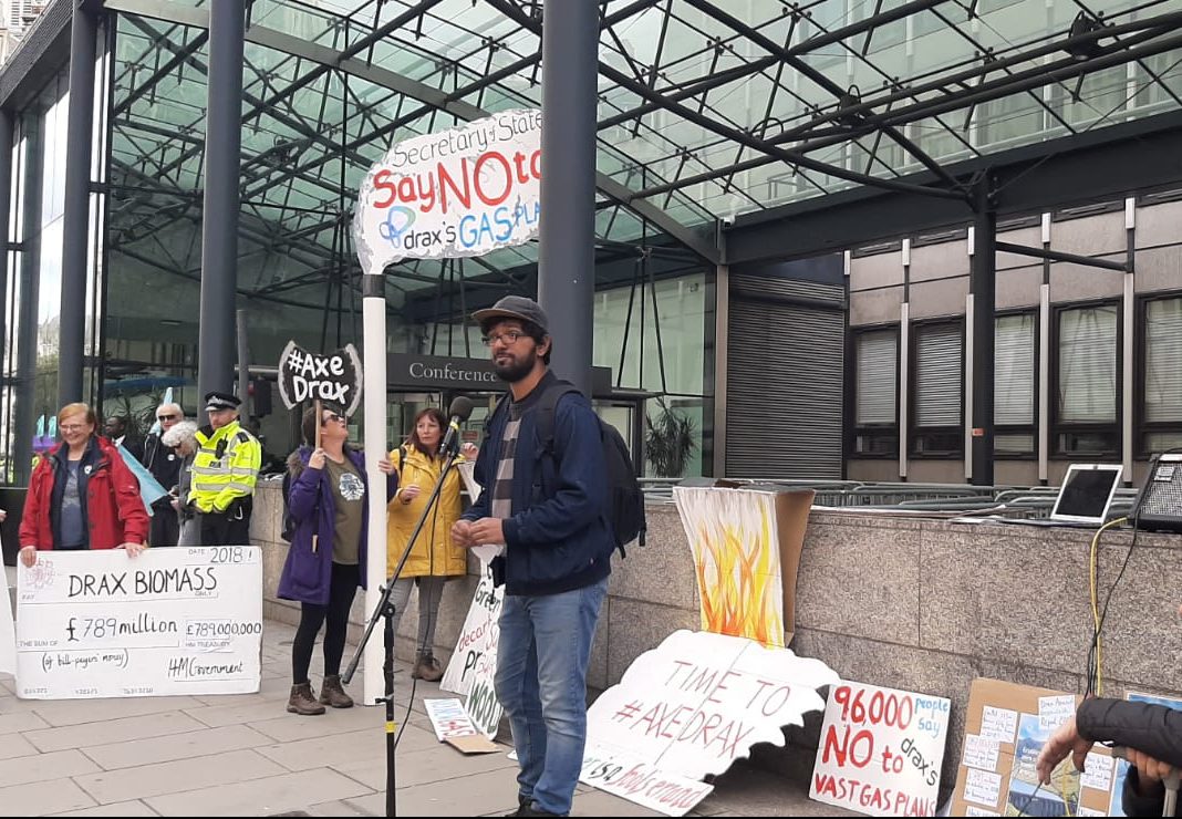 Axe Drax Protest – Thank you to everyone who came along! – biofuelwatch