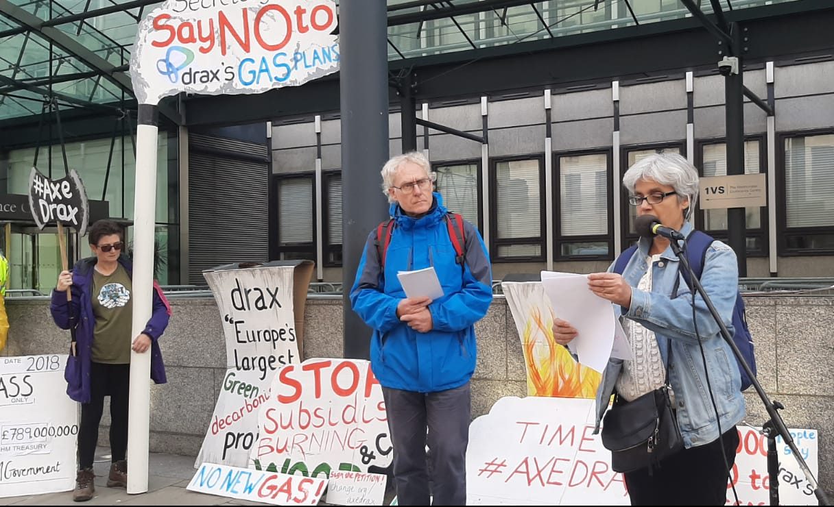 Axe Drax Protest – Thank you to everyone who came along! – biofuelwatch