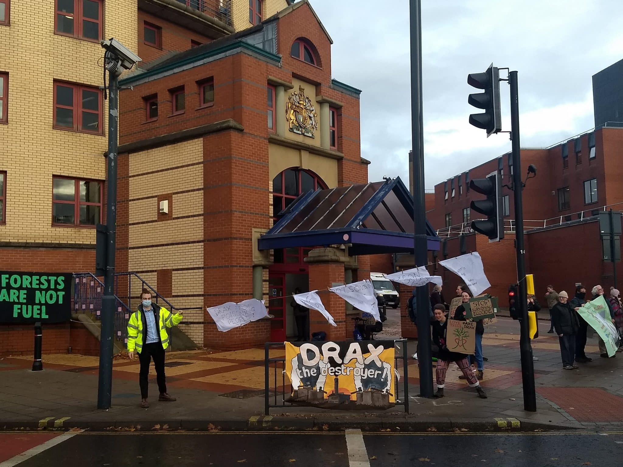 CAMPAIGNERS PROTEST AGAINST DRAX AS IT FACES CRIMINAL PROSECUTION OVER ...